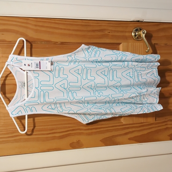 Fila | Tops | Plus Size Fila Tank With Tie Up Back | Poshmark